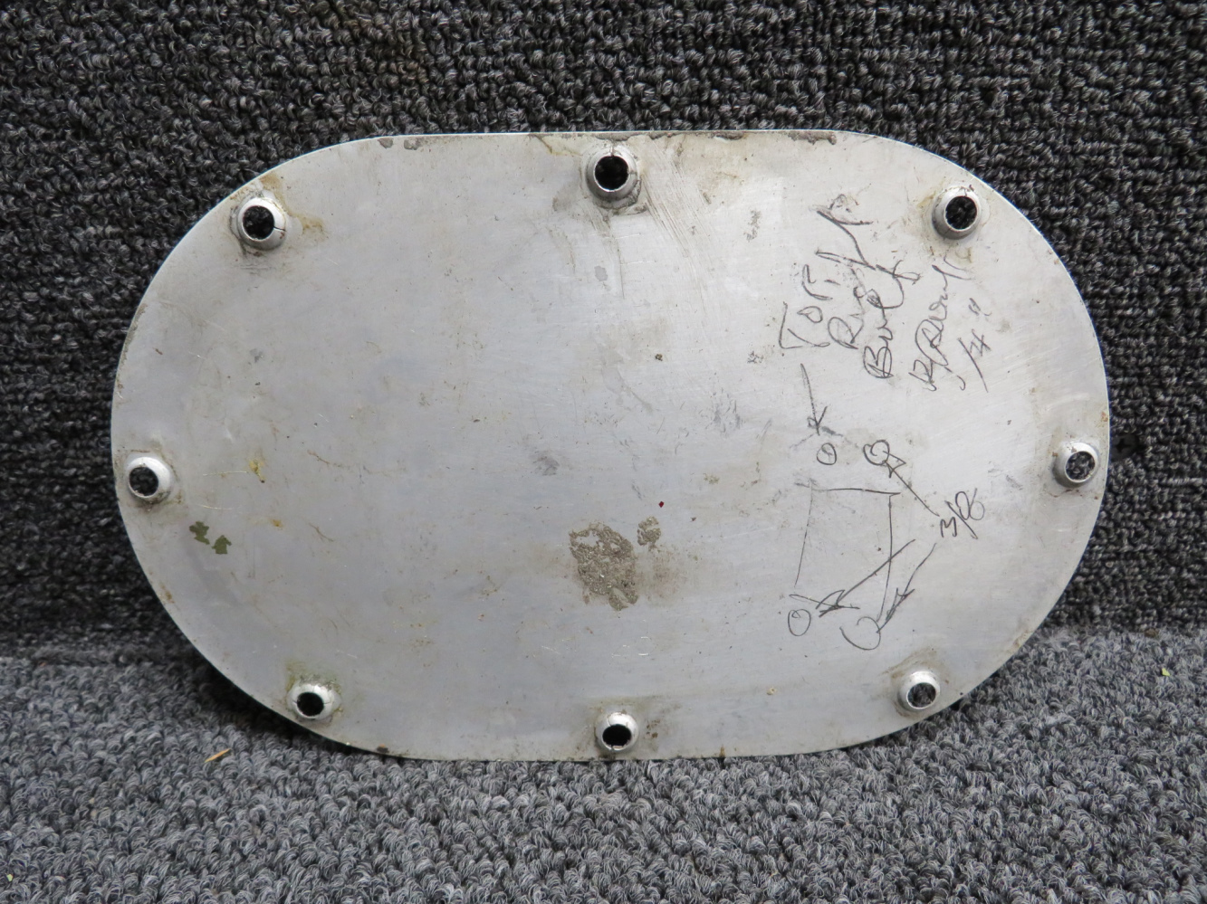 Cessna 177RG Inspection Panel (8 Hole Oval) For Sale