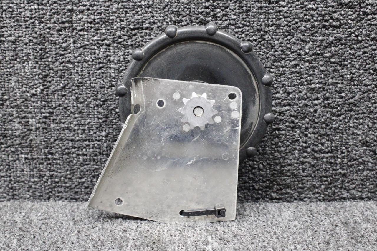 1913052-1 Cessna 177B Stabilator Trim Wheel Assembly with Bracket (Bent ...