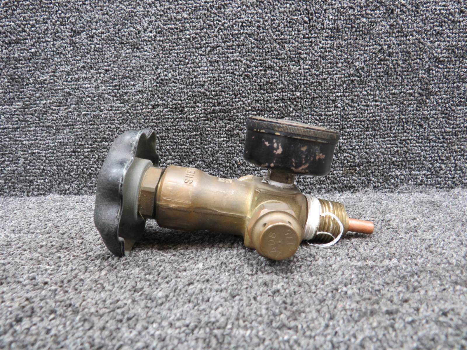 Scott Type M Oxygen Regulator Valve with Pressure Indicator For Sale