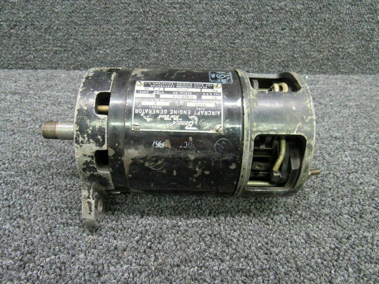30E22 (M/N: 1)Bendix Generator Assy (RPM: 8500) (Volts: 30, Amps: 50)