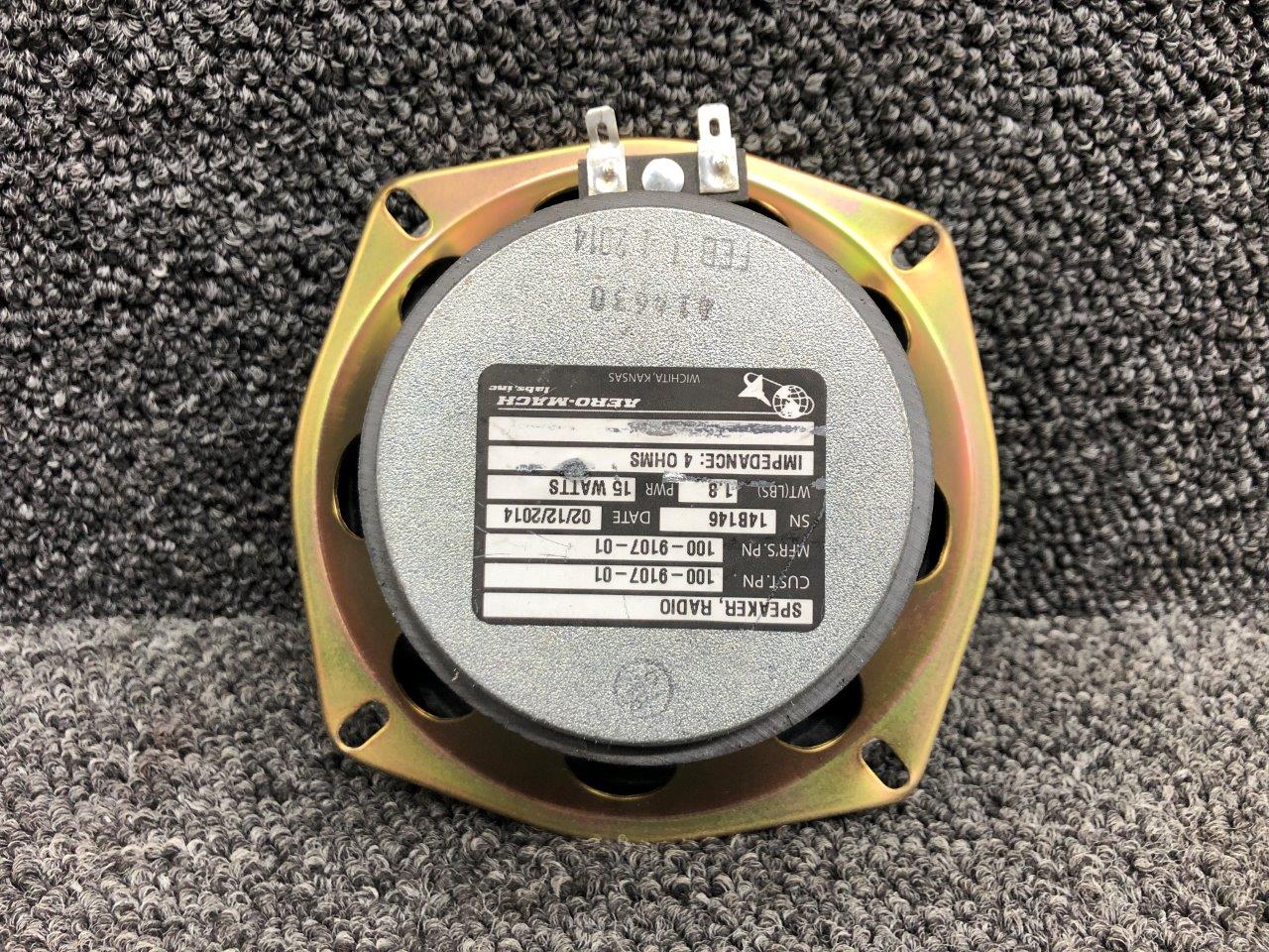 100-9107-01 Cessna T206H Aero-Mach Radio Speaker (4 Ohms, 15 Watts)