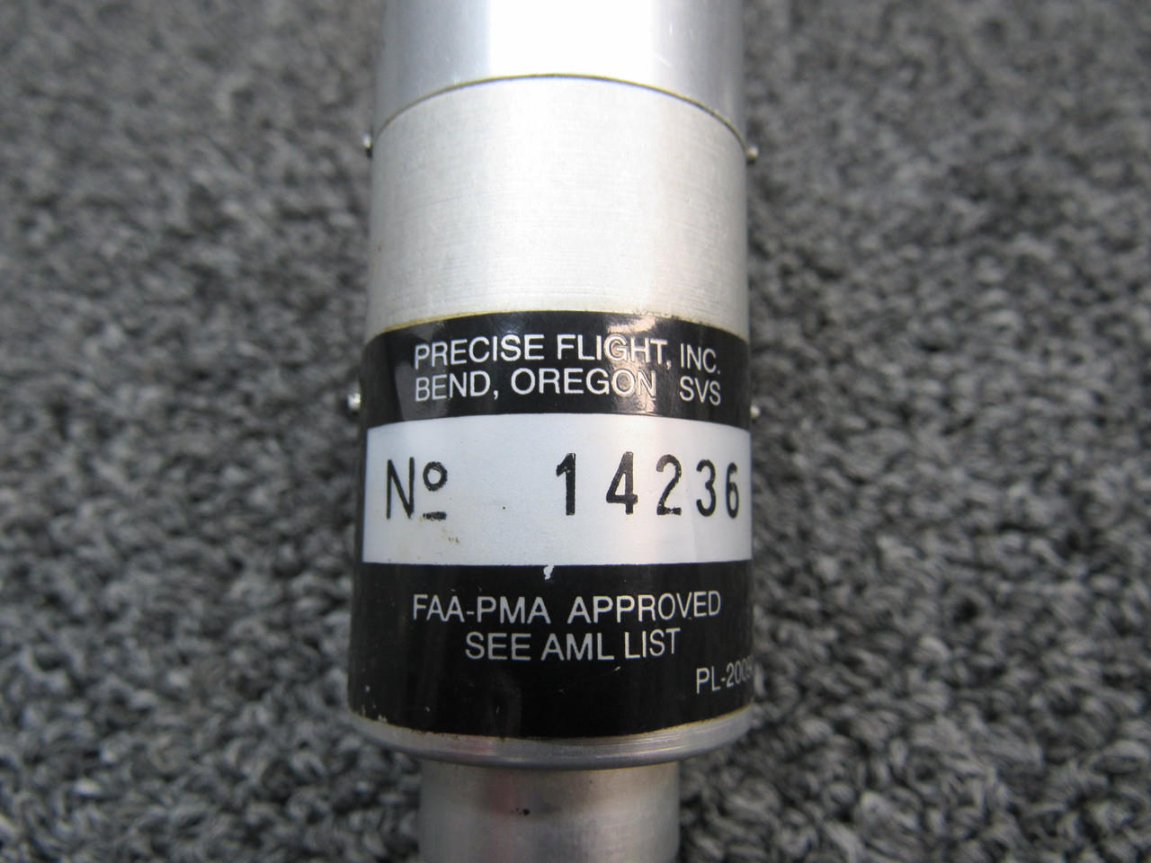 PL-20090 Precise Flight Standby Vacuum Regulator (Minus Handle)