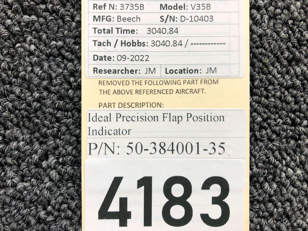 50-384001-35 Ideal Precision Flap Position Indicator