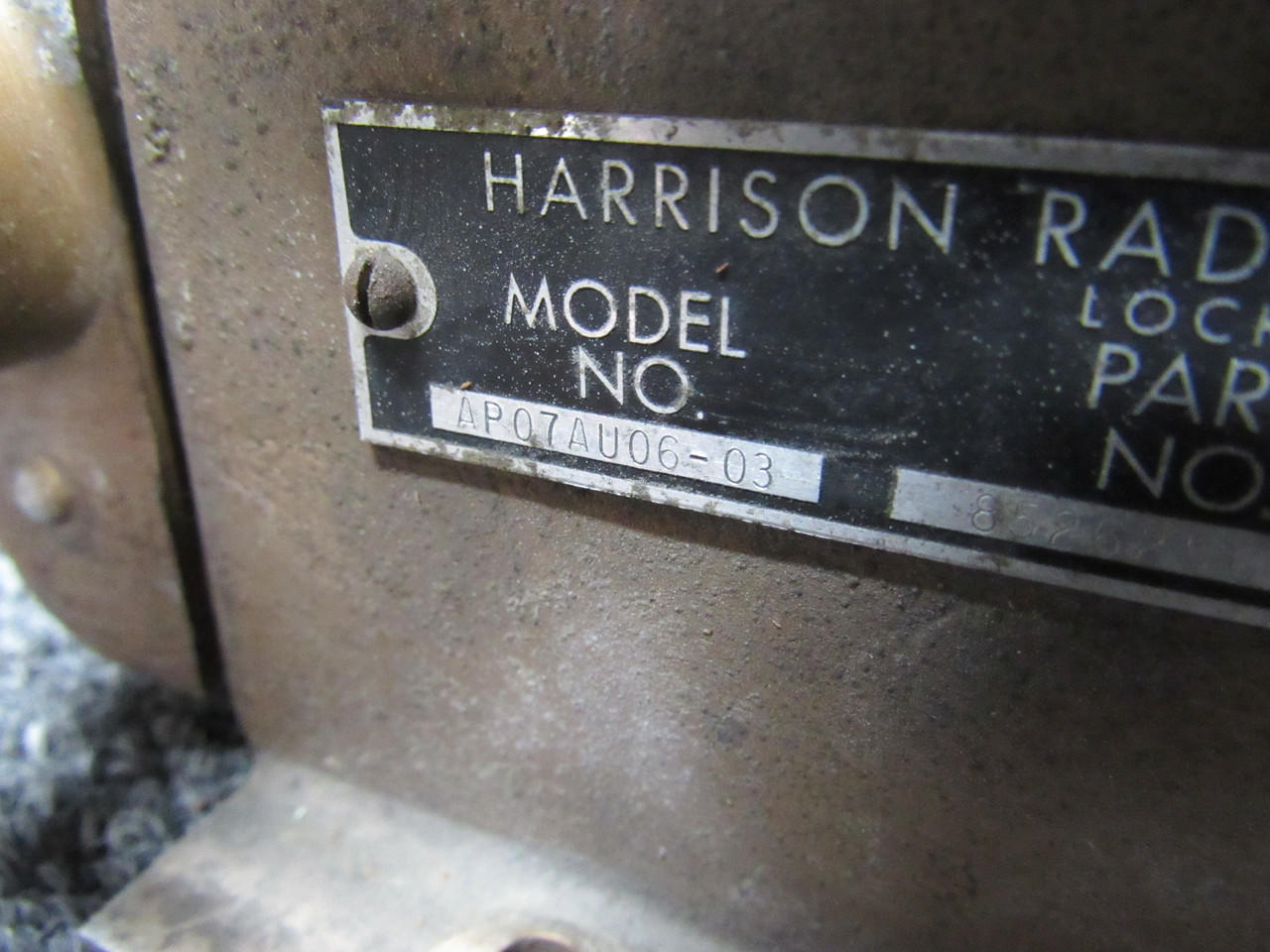 AP07AU06-03 Lycoming O-360-A2F Harrison Oil Cooler Assembly