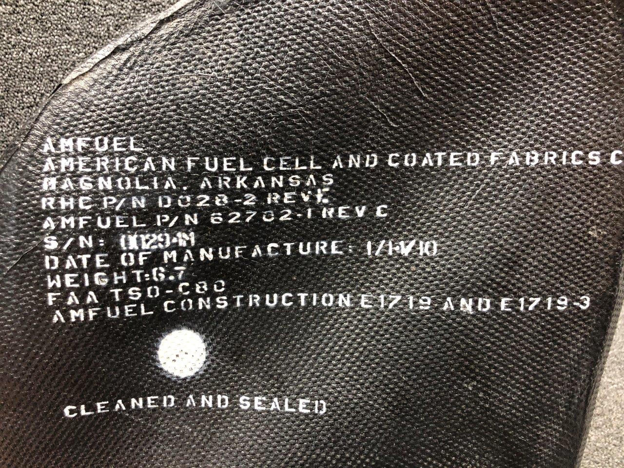 62702-1 (ALT: D028-2) Amfuel Auxiliary Fuel Bladder Tank Assembly (CORE)