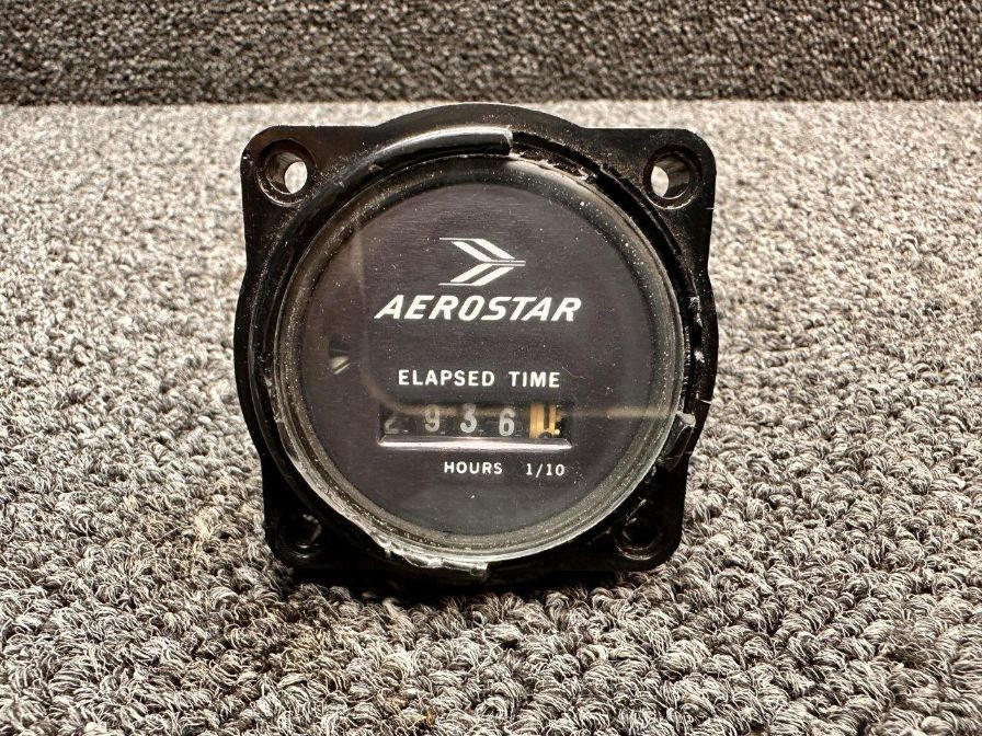 773E Aerostar Hour Meter Indicator (Hours: 2936.1) (Volts: 4-40)