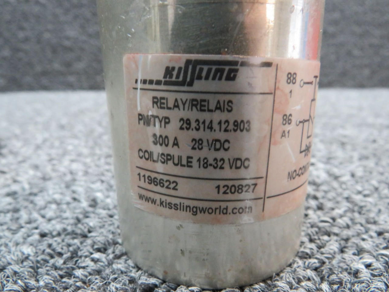 29.314.12.903 Kissling Relay (Volts: 28, Amps: 300)