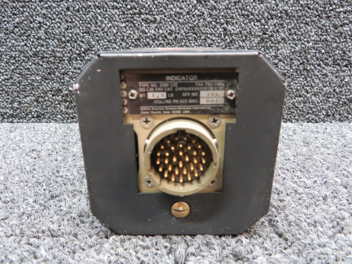 622-3001-001 Collins 339F-12E DME Indicator (CORE)