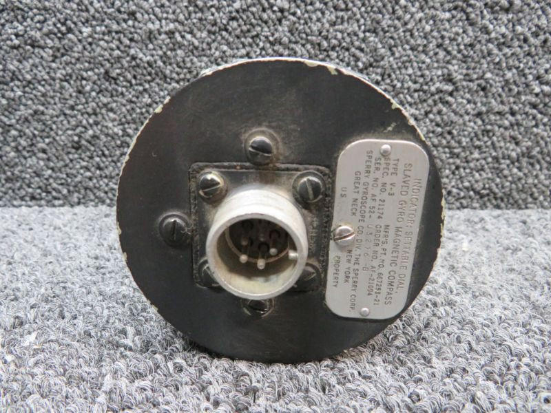 667258-21 Sperry Type V-3 Magnetic Gyro Compass Indicator
