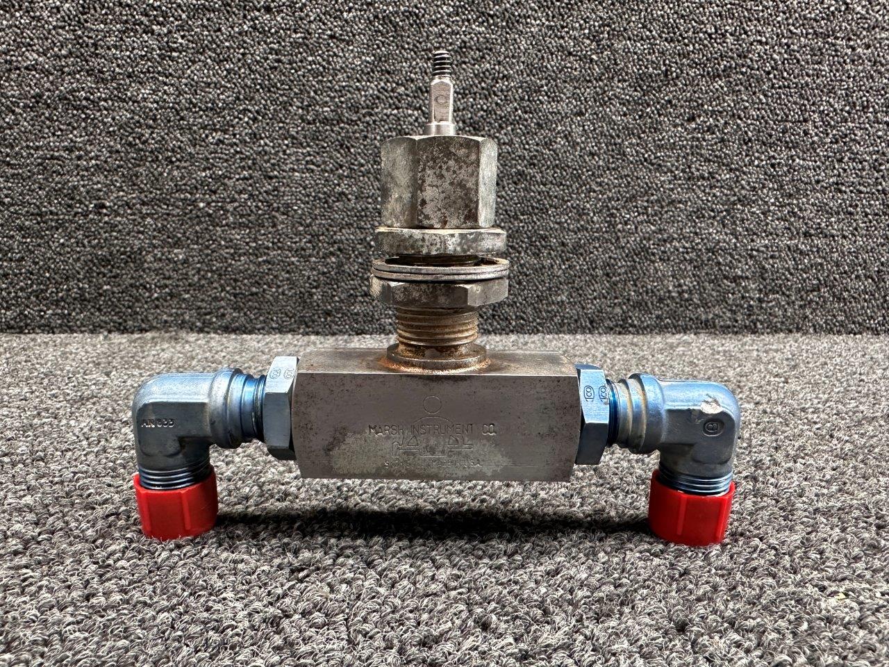 TSLA85800 Cessna A188B Marsh Instrument Shut-Off Valve Assembly For Sale