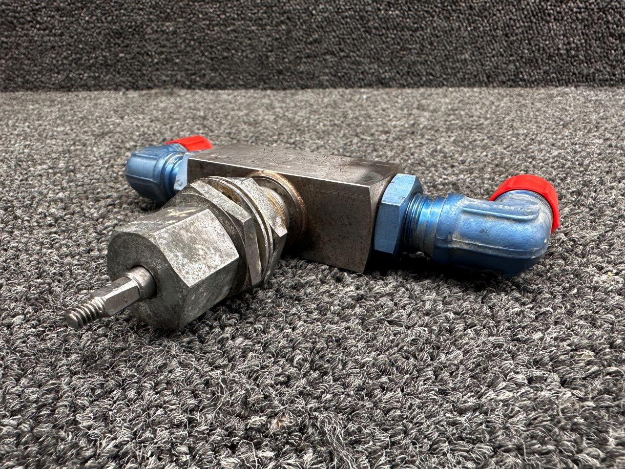 TSLA85800 Cessna A188B Marsh Instrument Shut-Off Valve Assembly For Sale
