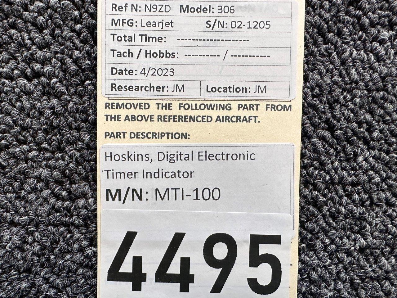 MTI-100 Hoskins Digital Electronic Timer Indicator