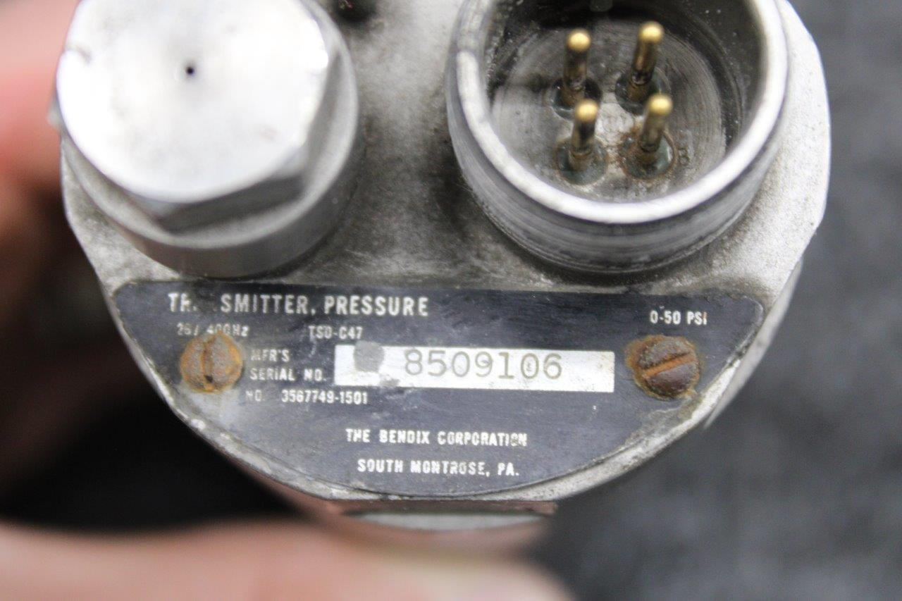 3567749-1501 Bendix Pressure Transmitter, Engine Pressure Transmitter