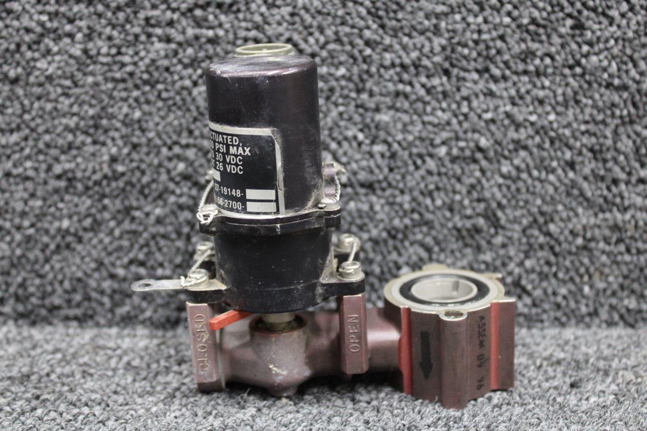 27-19148 (Alt: 56-2700) Fairchild Sweeney Fuel Shut Off Valve, 18-30 ...