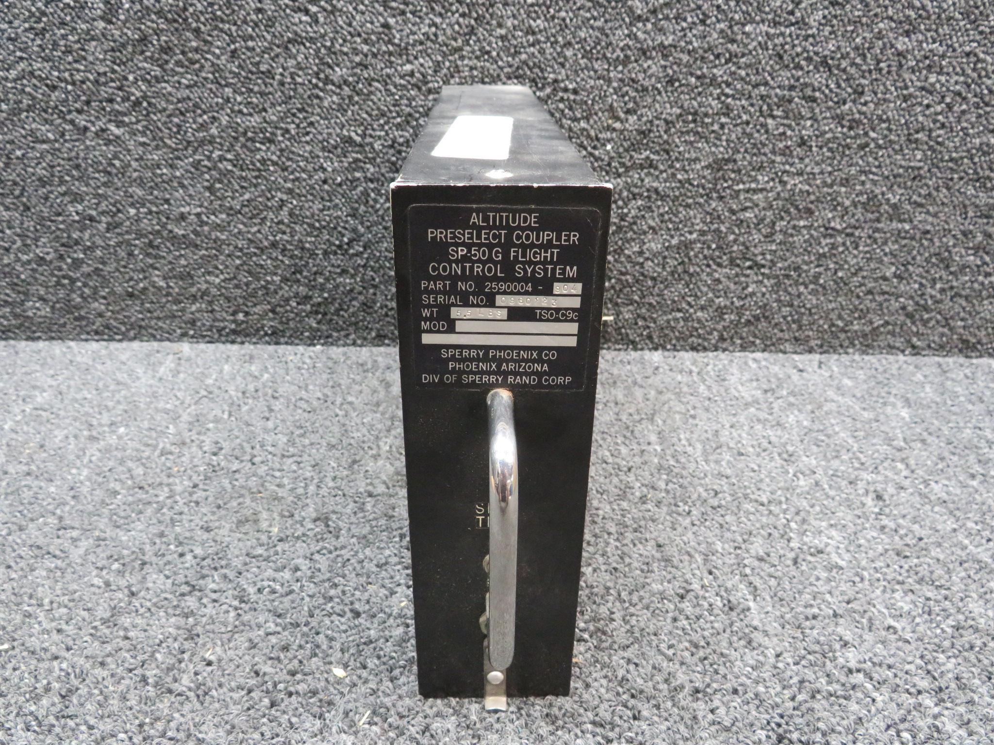 2590004-904 Sperry Phoenix Altitude Preselect Coupler SP-50G Flight ...