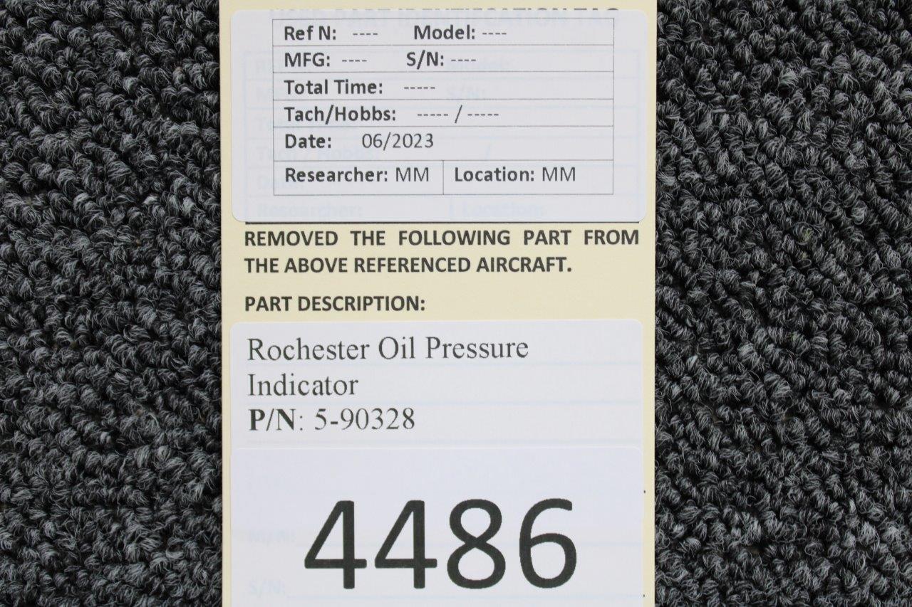 5-90328 Rochester Oil Pressure Indicator | BAS Aircraft Salvage