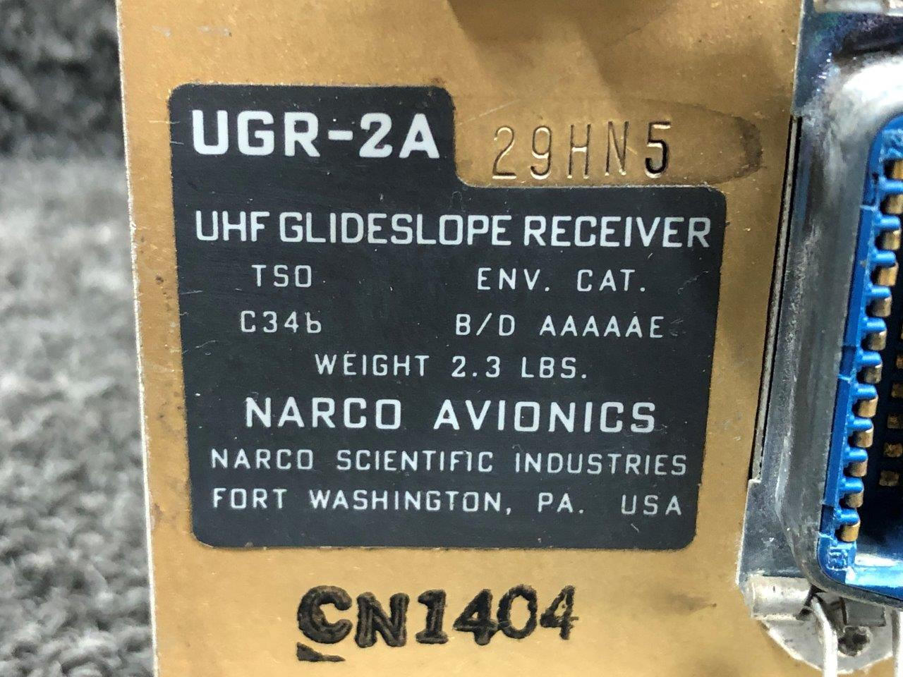 UGR-2A Narco UHF Glideslope Receiver For Sale