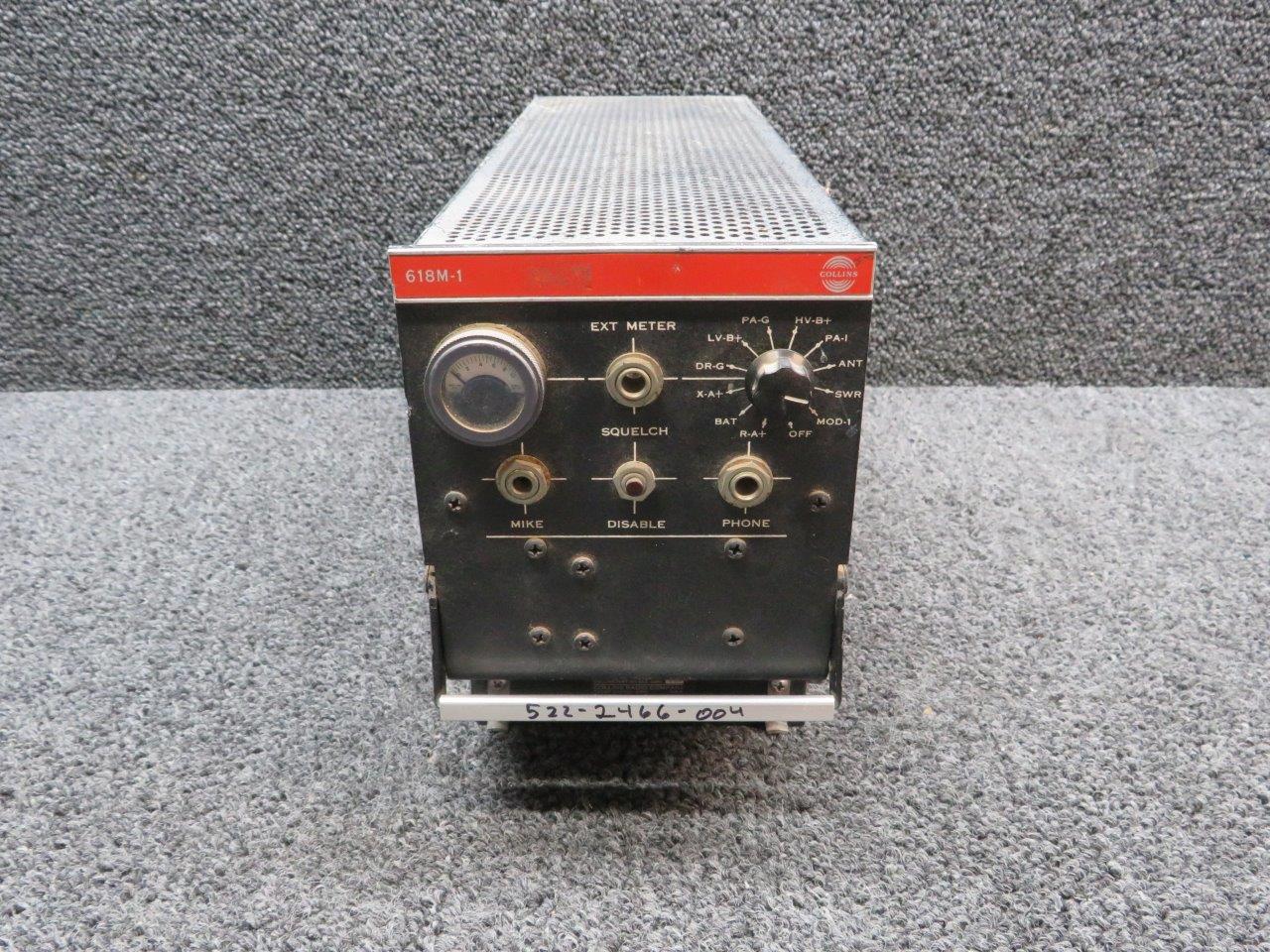 522-2755-004 Collins 618M-1 VHF Transceiver Unit For Aircraft