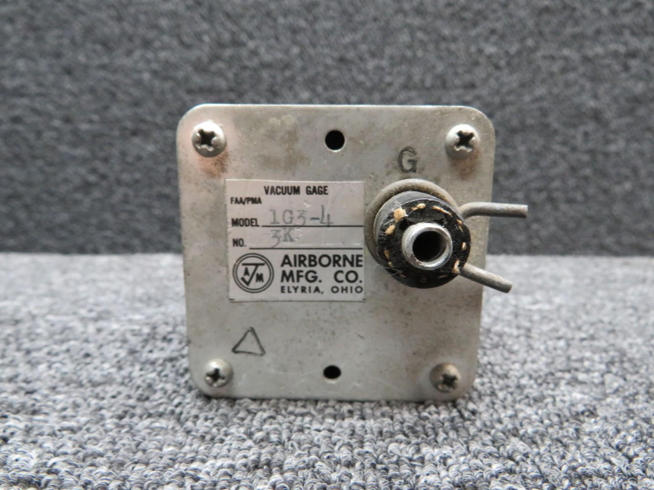 Airborne 1G3-4 Suction Indicator For Sale