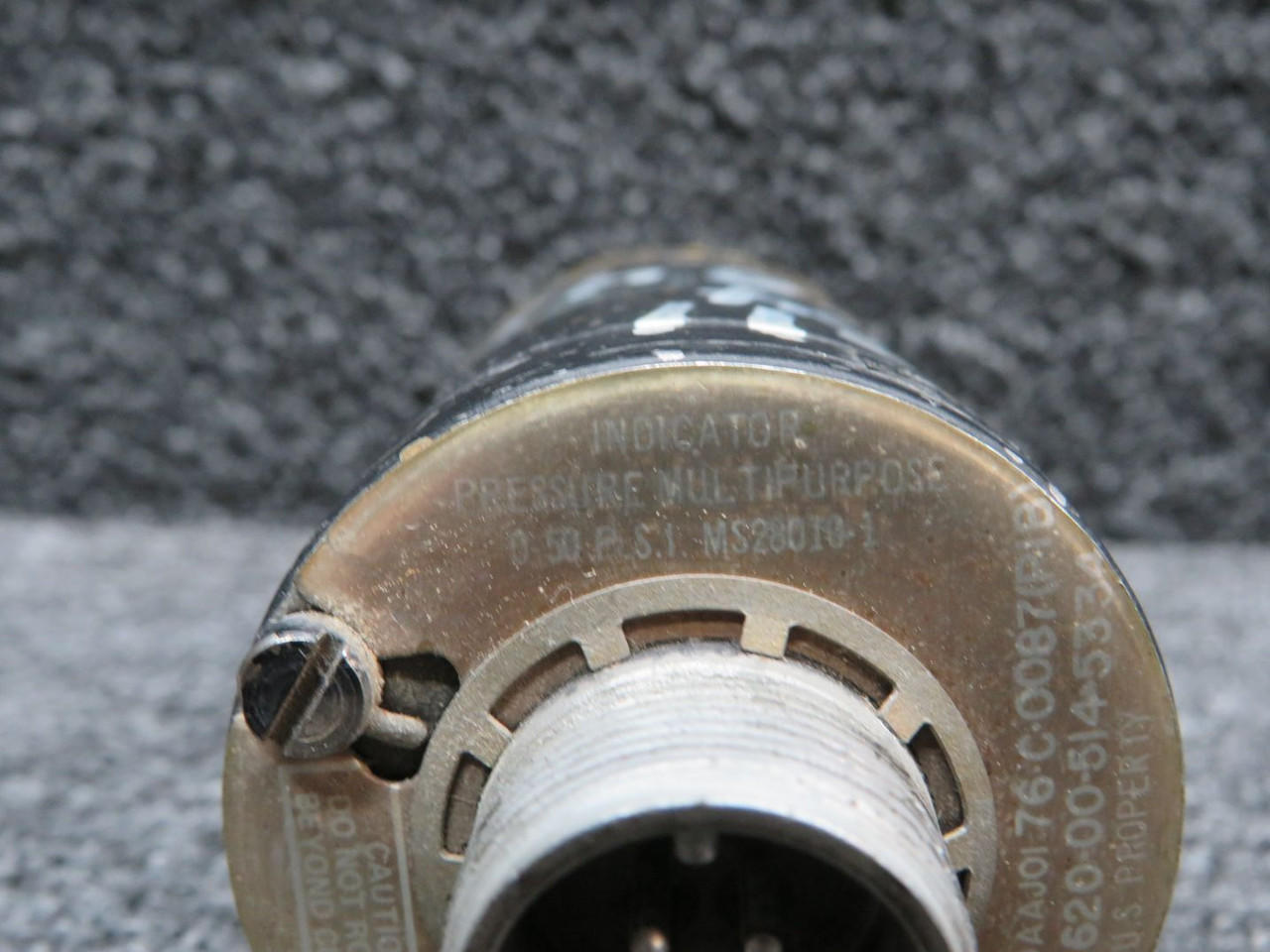 86425-4 Alternative Part Number MS28019-1 General Aero 0-50 PSI ...