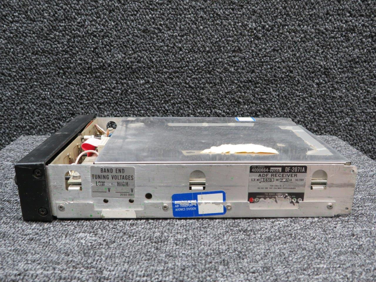 4000664-7001 The Bendix Corp DF-2071A ADF Receiver, 14-28 Volts - Core ...