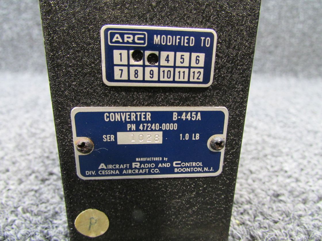 47240-0000 ARC B-445A VOR - LOC Converter has Modifications For Sale