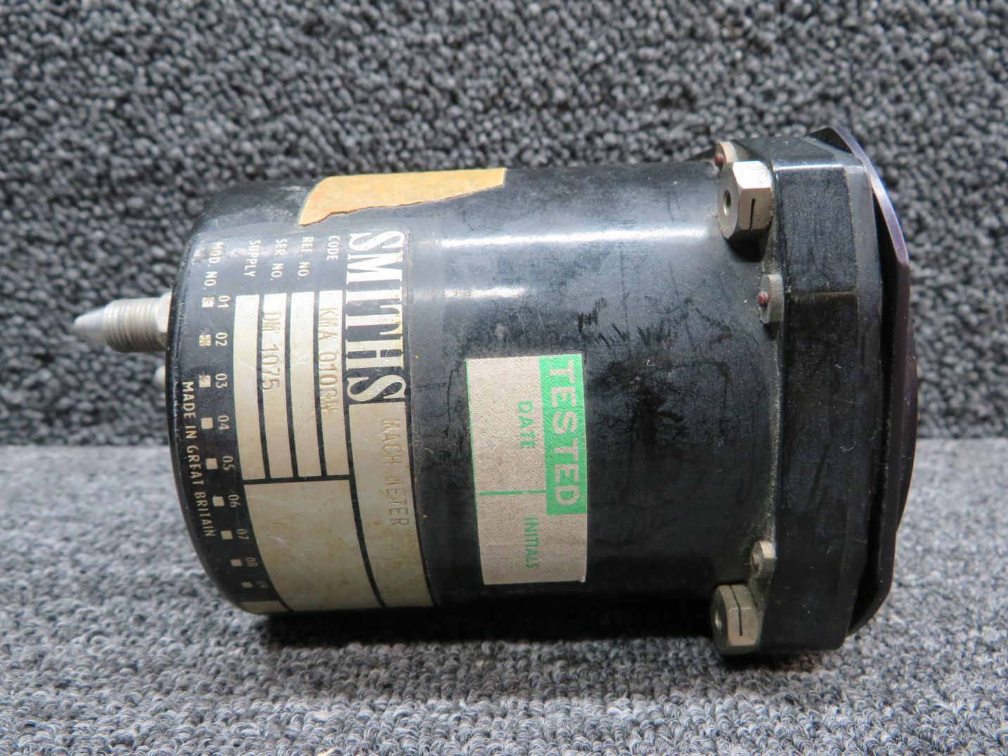 KMA-0103W Smiths Machmeter Aircraft Panel Indicator