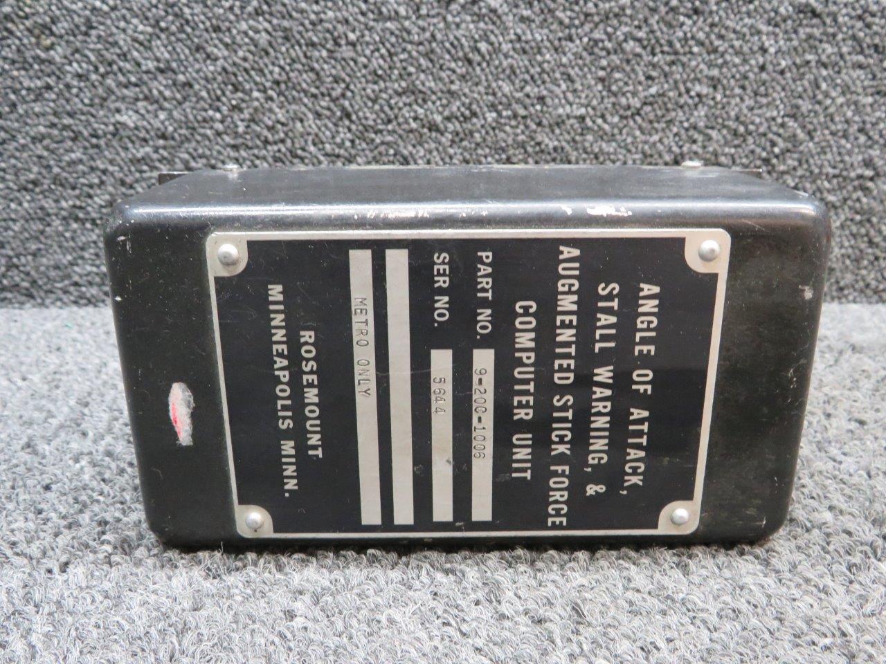 9-20C-1006 Rosemount Angle of Attack Stall Warning and Augmented Stick ...