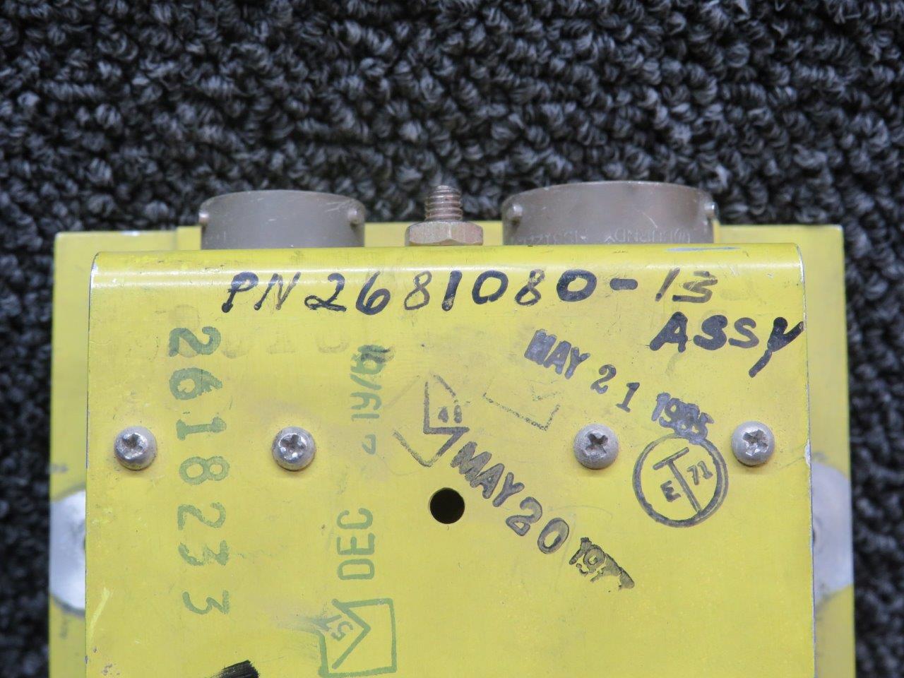 2681080-13 Lear L-36A Relay Panel Assembly For Sale