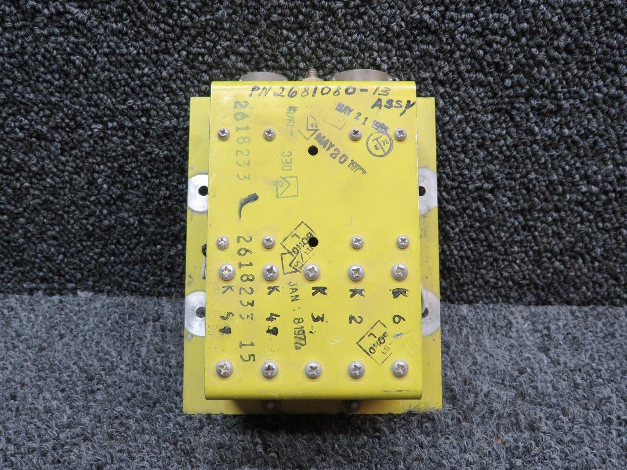 2681080-13 Lear L-36A Relay Panel Assembly For Sale