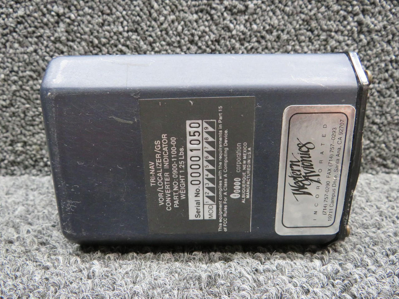 0900-1100-00 Terra Corporation Tri- Navigation VOR-Localizer Glideslope ...
