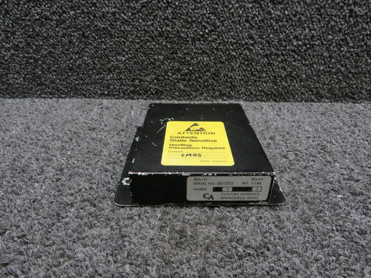 RSU-21 Clinton Avionics Relay Unit Has Modifications