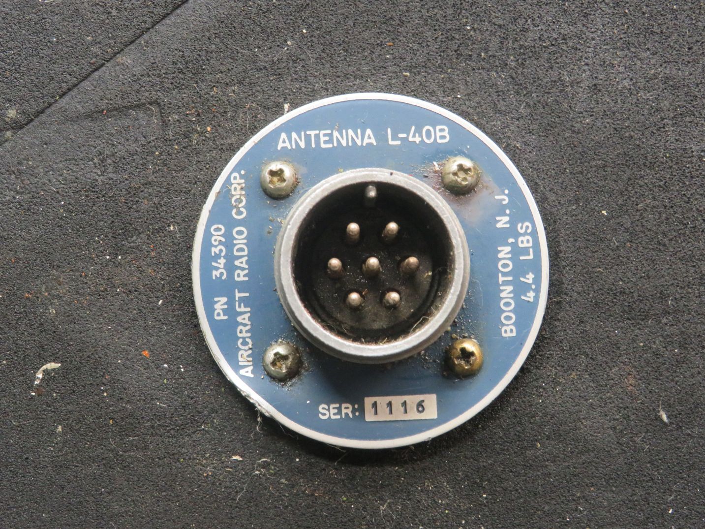 34390 ARC L-40B Aircraft Antenna For Sale
