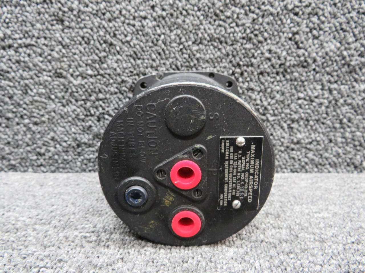 865F-10-075 Kollsman Maximum Aircraft Airspeed Indicator Assembly