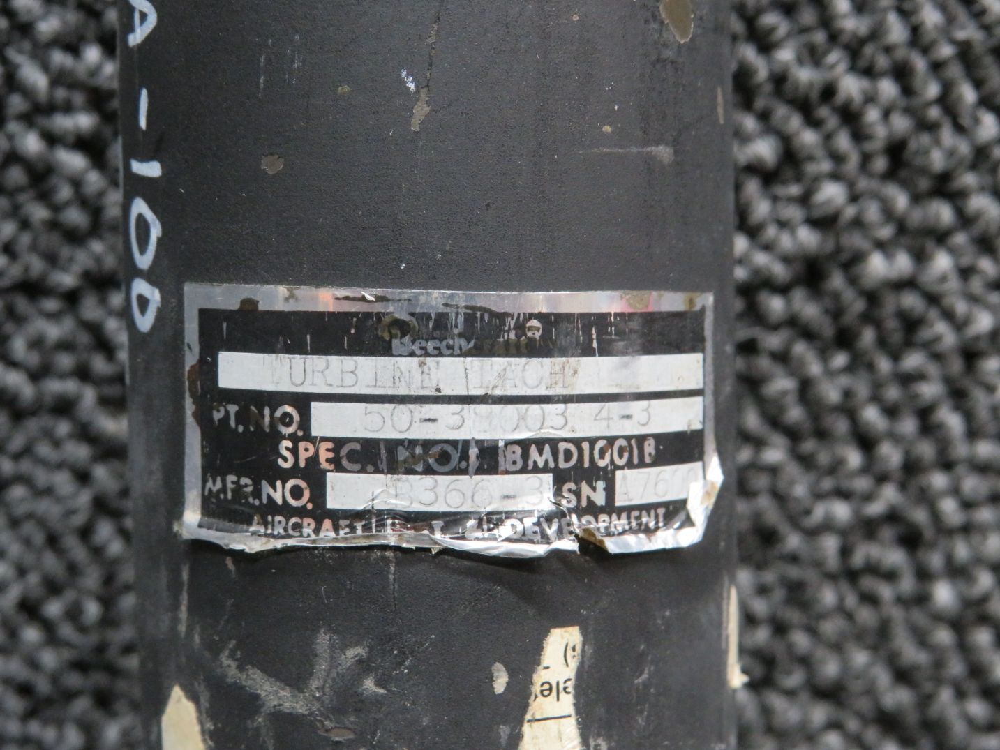 50-38003-4-3 Alternative Part Number B366-3 Aircraft Instruments ...