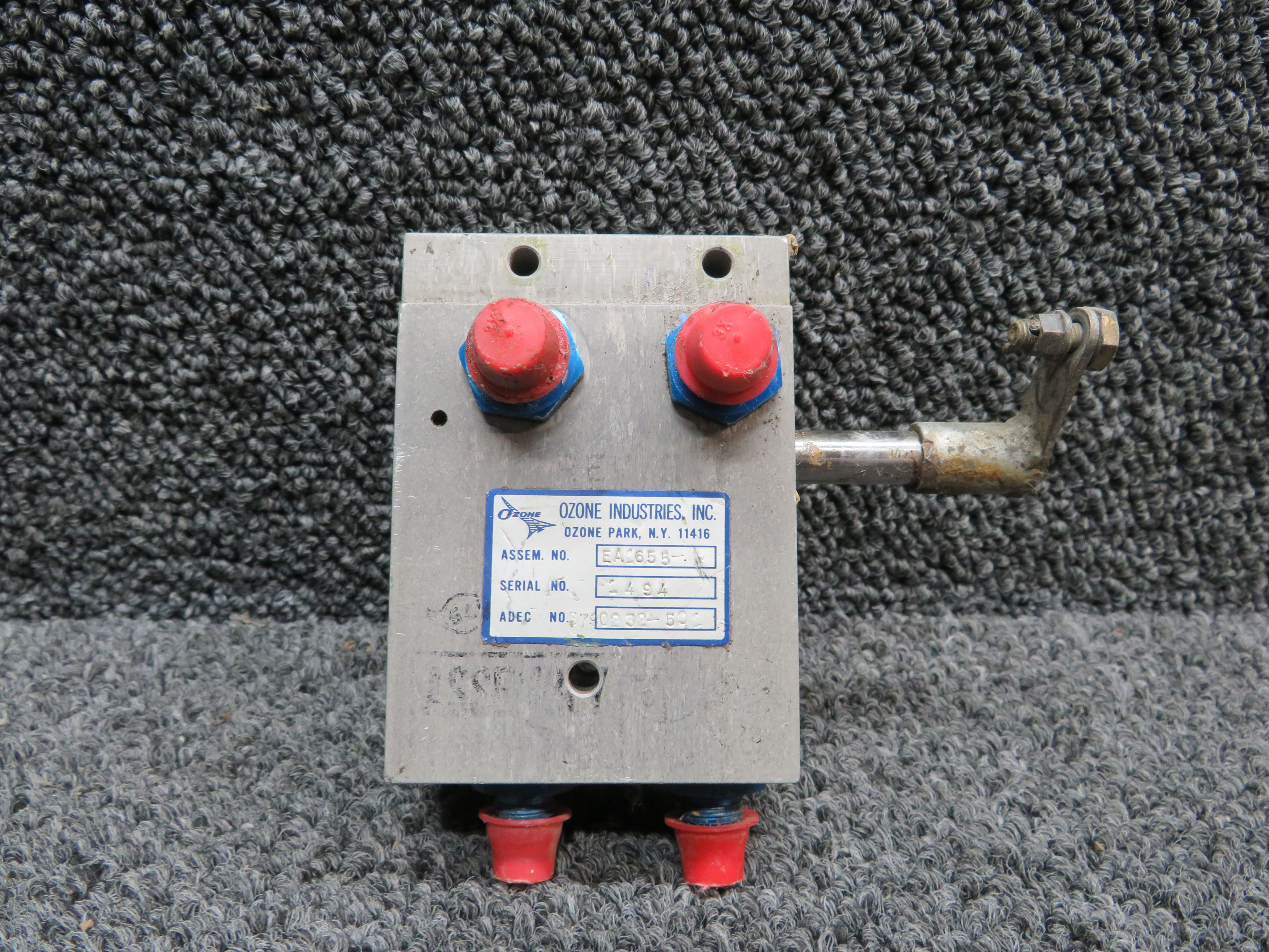 EA1655 Alternative Part Number 790232-50 Ozone Hydraulic Valve Assembly