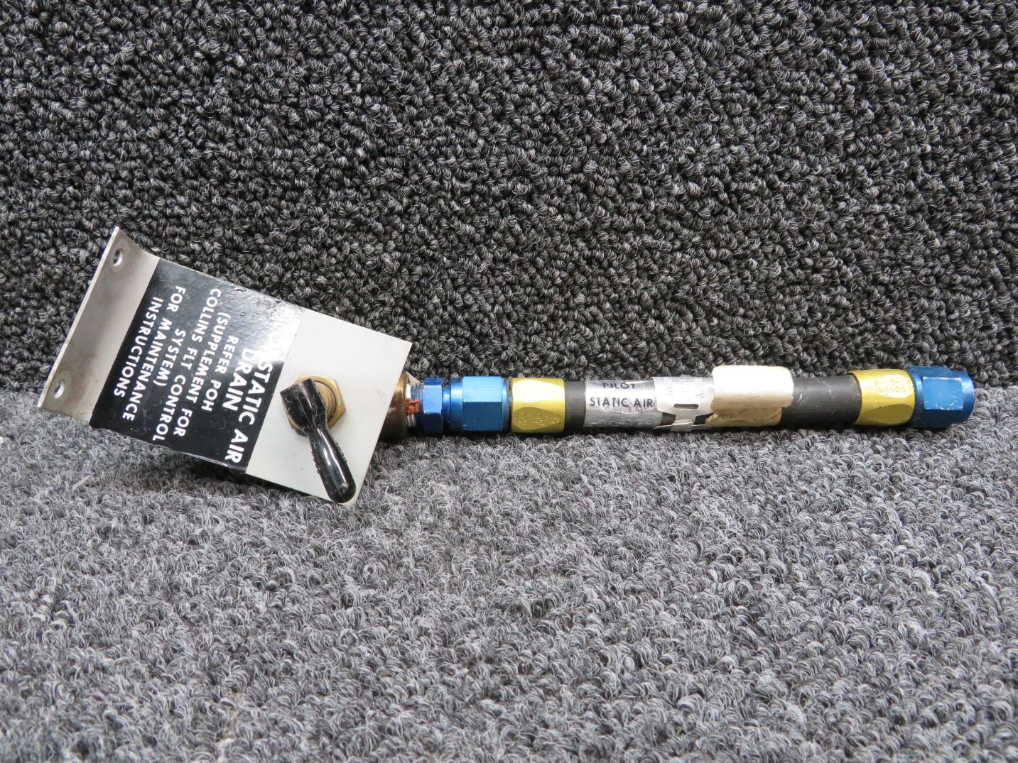 AN6270-6-6 Valve Part Number 1533F4B Beechcraft KA-300 Pilot Static ...