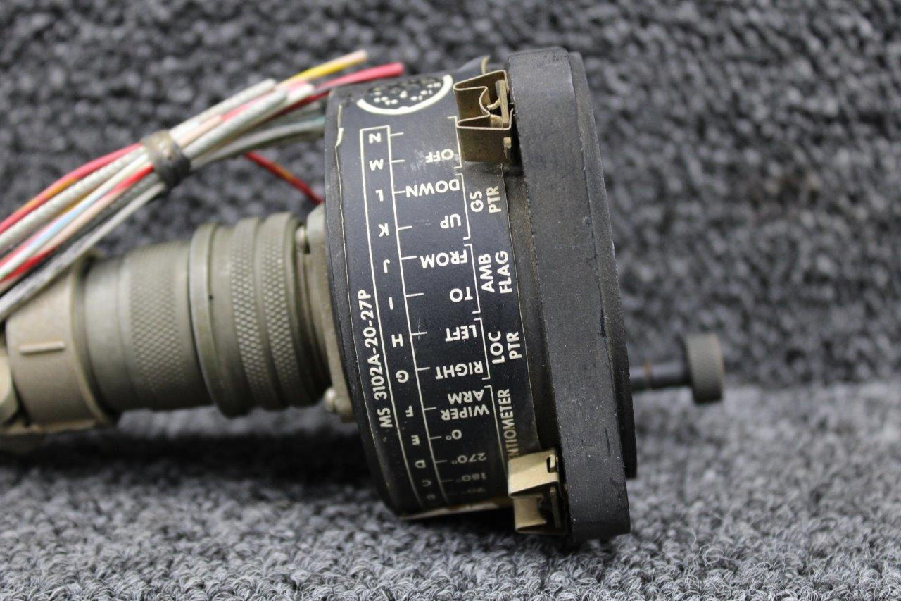 MS3102A-20-27P (Alt PN: 32350) ARC Course Selector Indicator (Foggy Glass)
