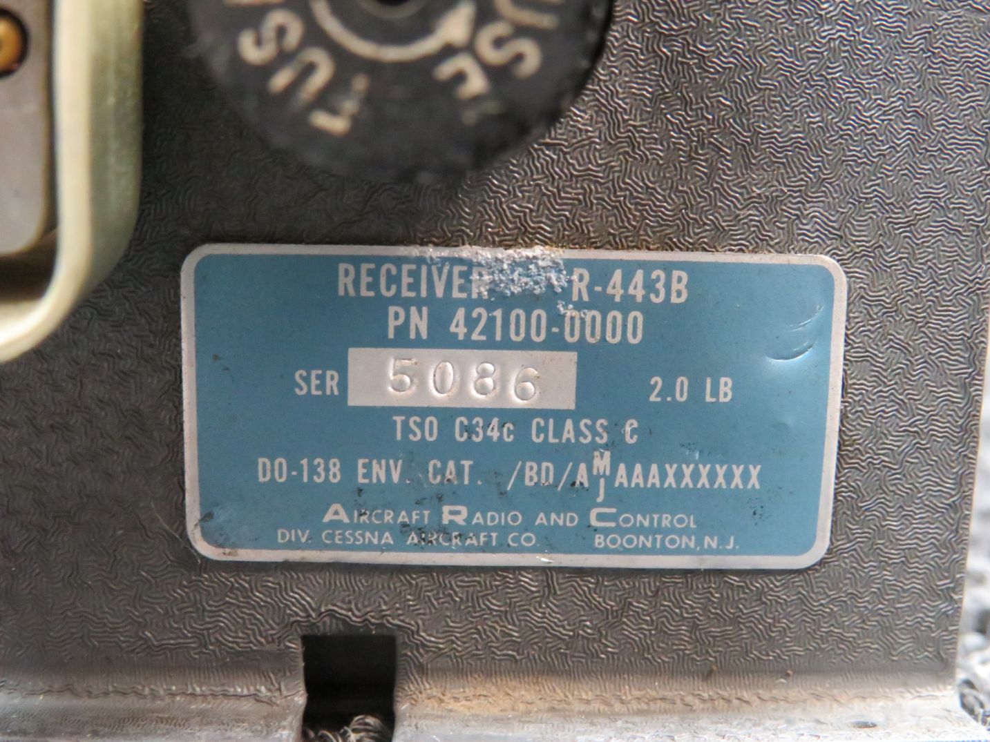 42100-0000 ARC R-433B Glideslope Receiver Assembly Without Tray