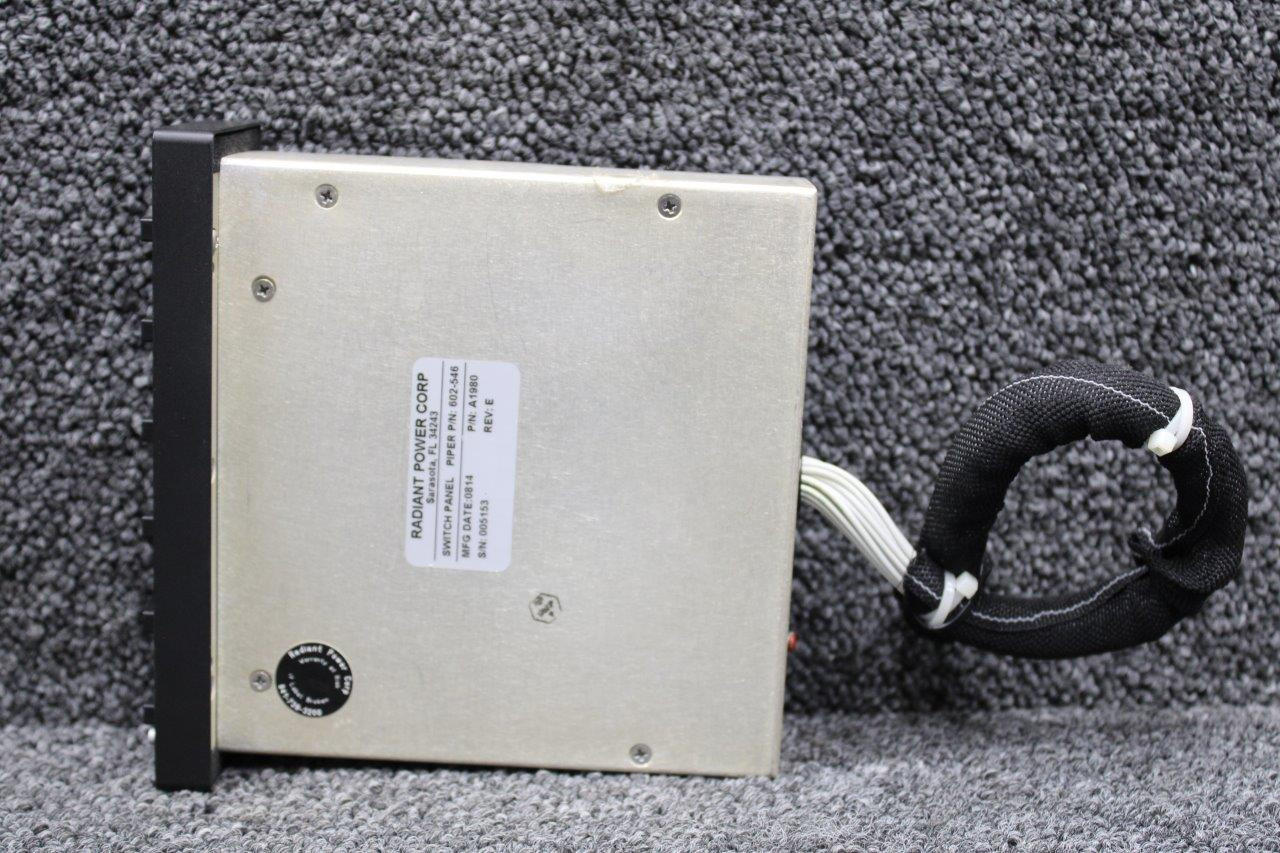 A1980 Rev. E (Alt: 602-546) Radiant Power Environmental Switch Panel ...