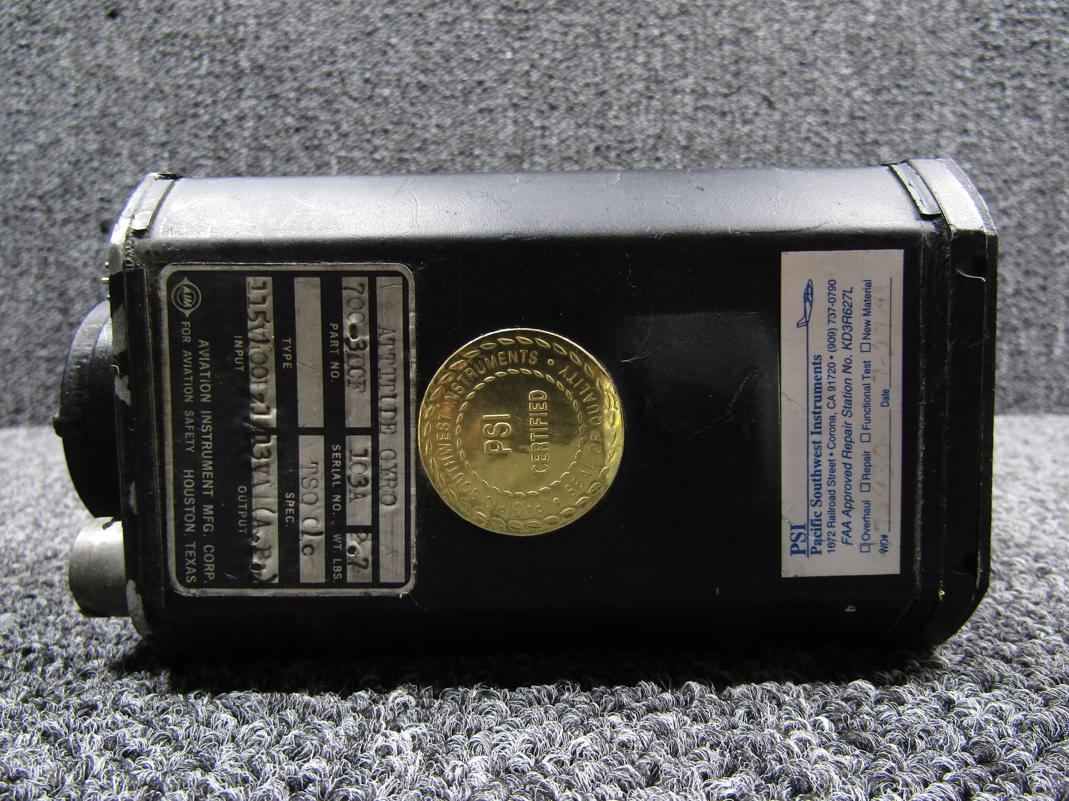 700-3ECF Aviation Instrument Attitude Gyro Gauge