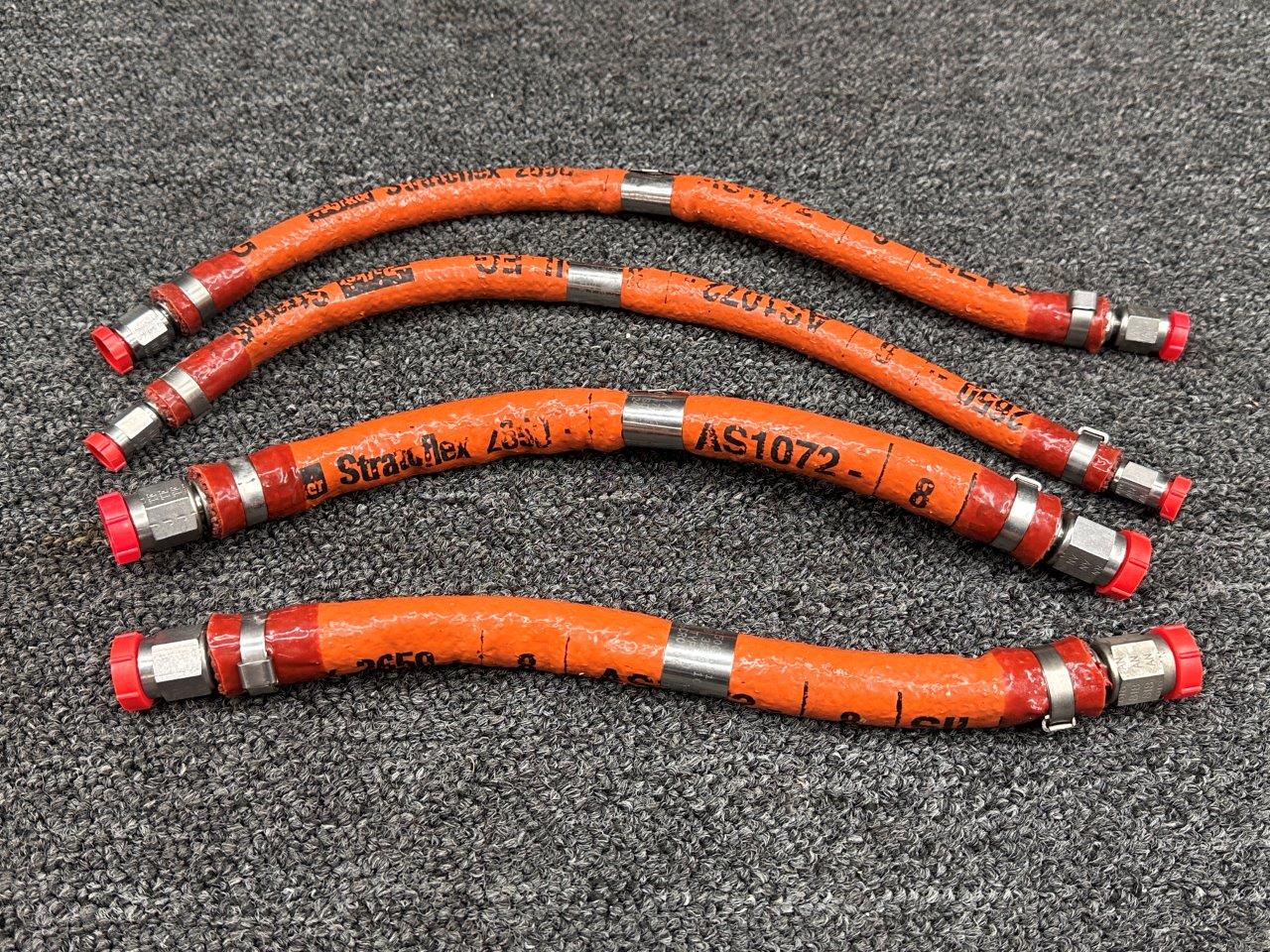 124F001-4CR0150 Stratoflex Hose Set of 4 | Used Airplane Parts