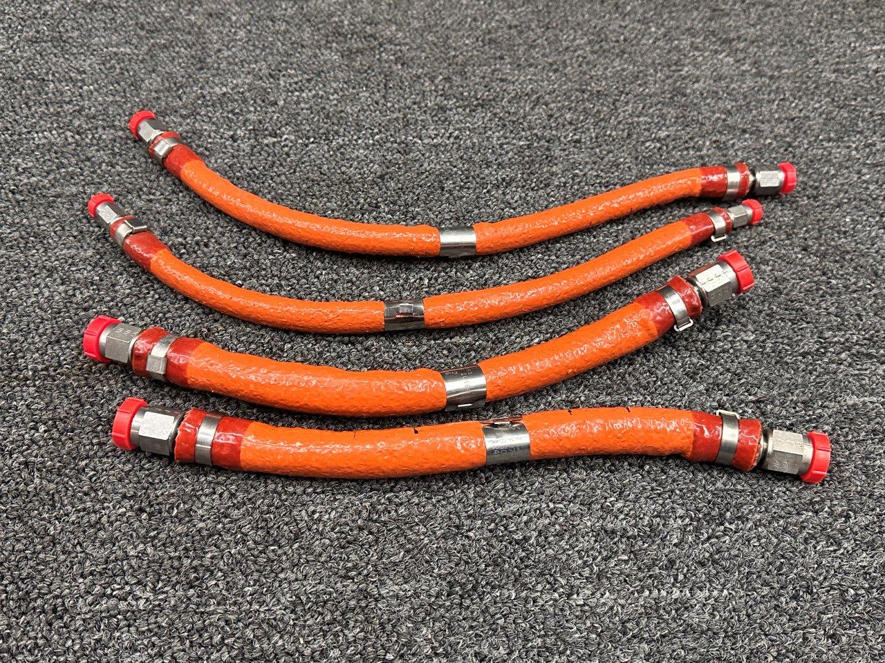 124F001-4CR0150 Stratoflex Hose Set of 4 | Used Airplane Parts
