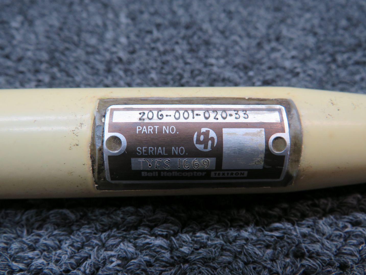 206-001-020-33 Bell 206B Control Tube Assembly | Helicopter Parts