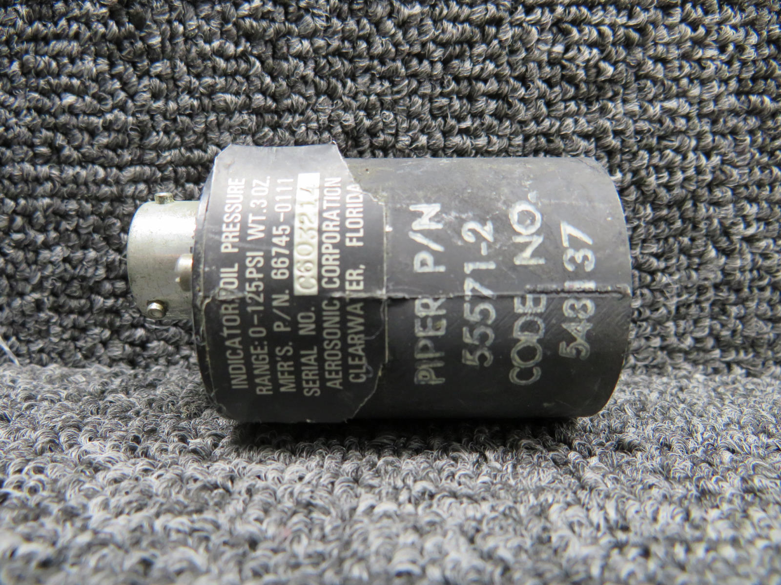 66745-0111 Alternative Part Number 55571-2 Aerosonic Cracked Glass Oil ...