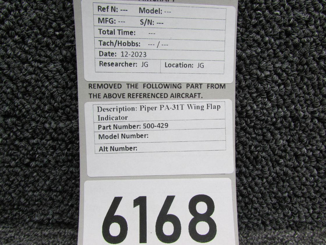 550-429 Piper PA-31T Aircraft Wing Flap Indicator