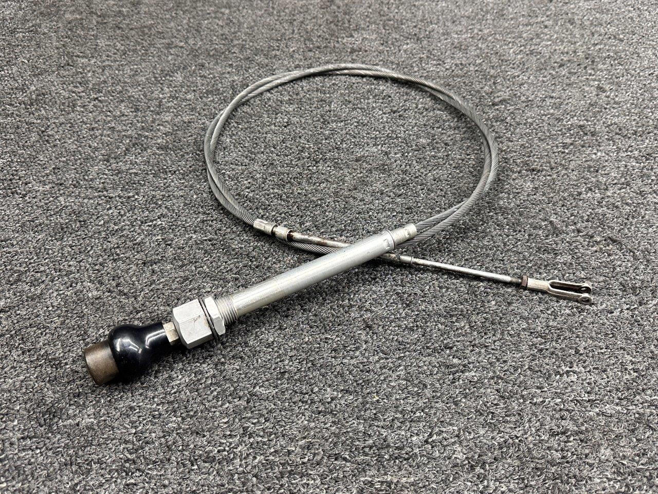 455-185 Piper PA24-400 Vernier Throttle Control Cable (L: 75-3/4”)