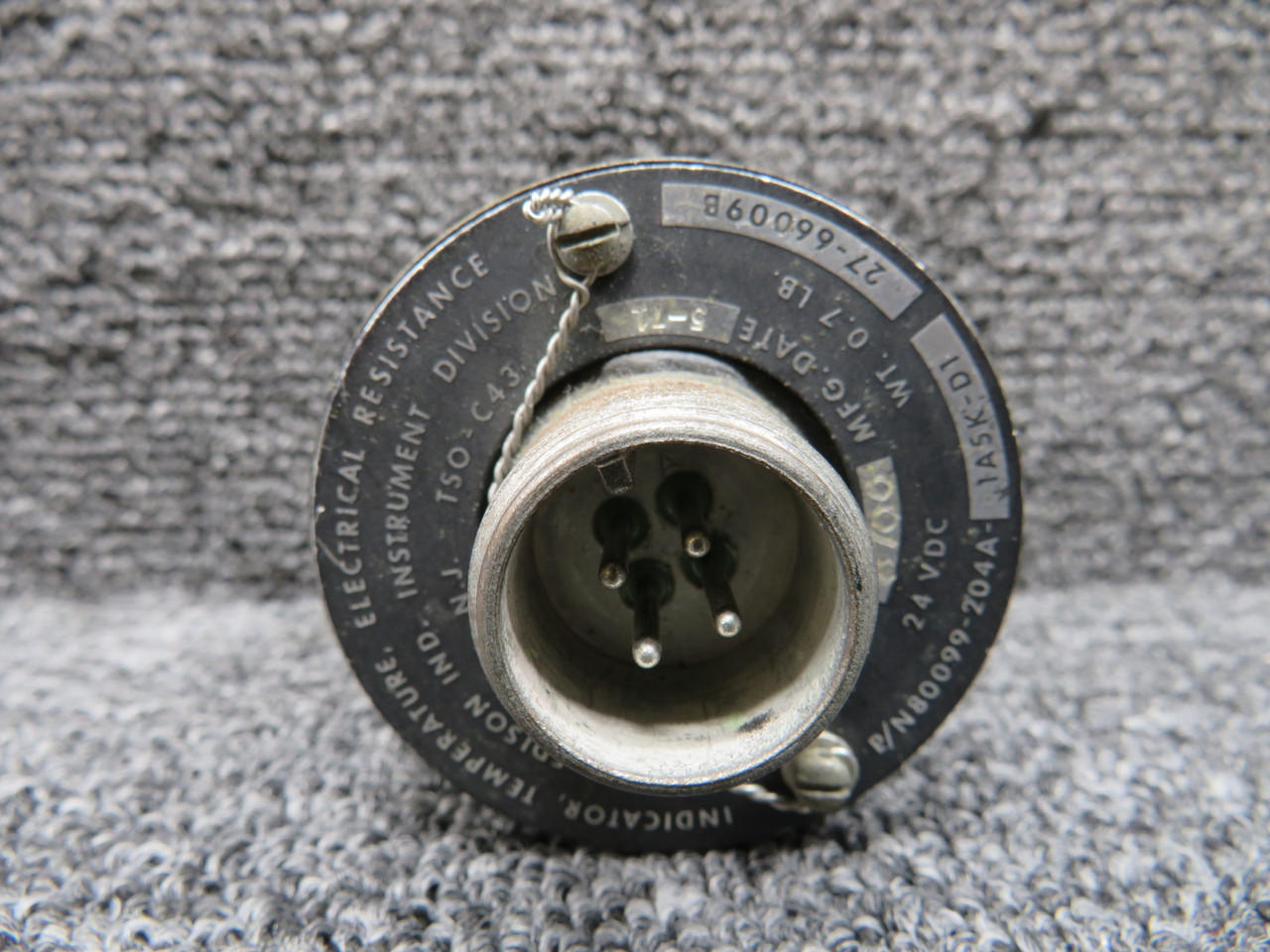 80099-204A-1A5K-D1 Thomas Edison Parts Oil Temperature Indicator ...