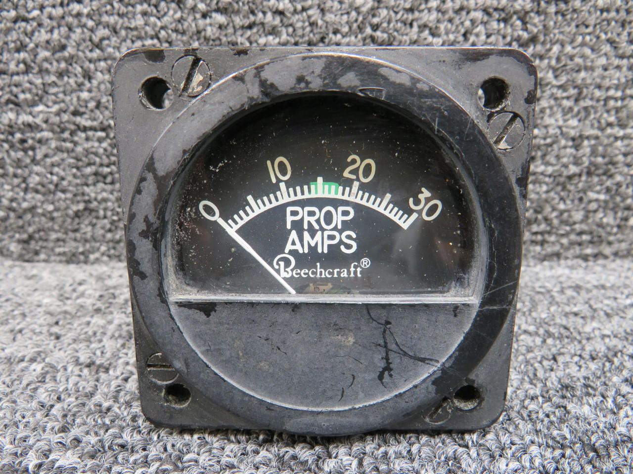 12B202-3 (Alt: 50-380086-3) Aircraft Instruments Propeller Ammeter ...