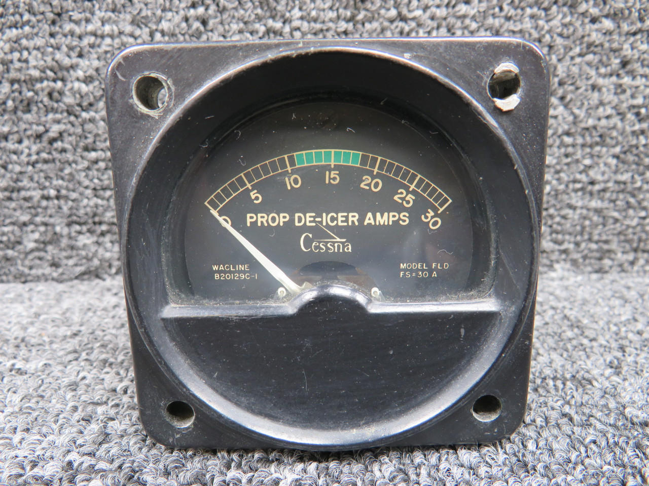 B20129C-1 Wacline FLD FS-30A Prop De-Ice Ammeter Indicator For Sale